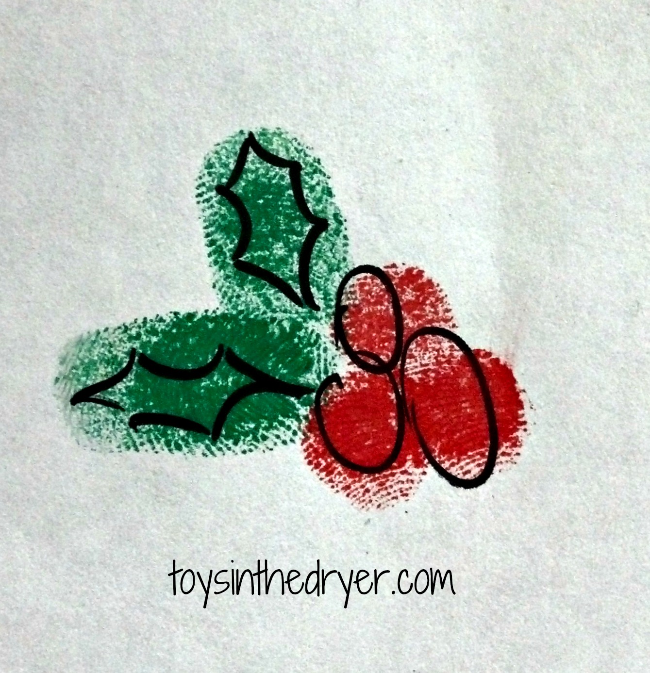 How To Make Christmas Fingerprint Art how-to-make-christmas-fingerprint-art